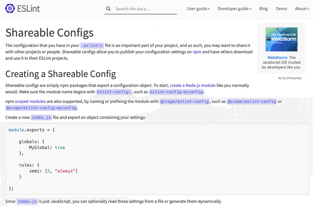 ESLint と Prettier の設定を共通化し、異なるプロジェクトでも同じ設定を使えるようにする（Shareable Configs 機能） | 35D BLOG