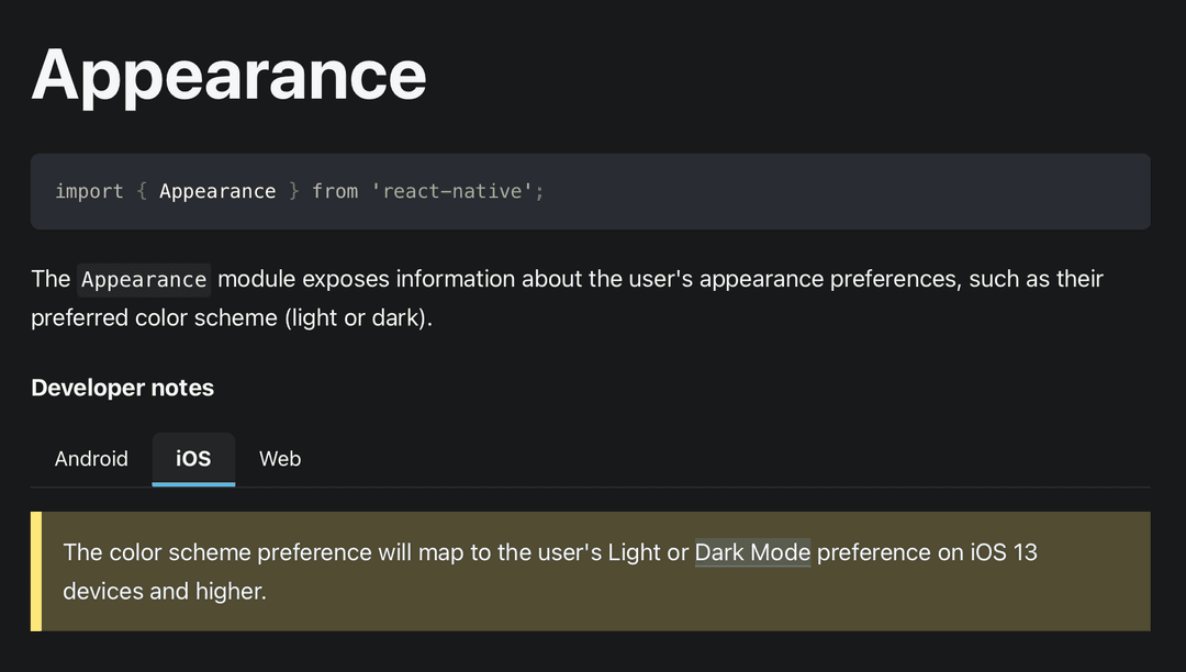 React Native でダークモードの実装をした | 35D BLOG